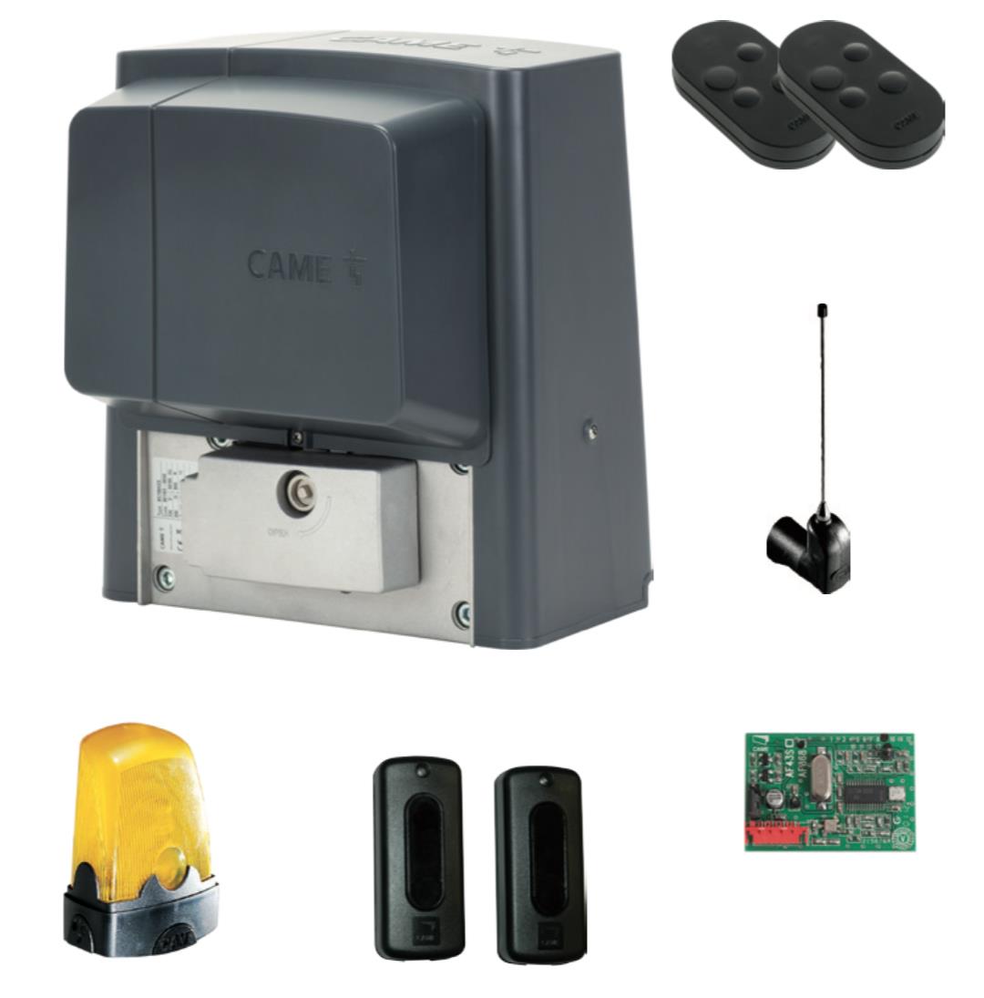 Kit per cancelli scorrevoli max 400Kg - CAME BX